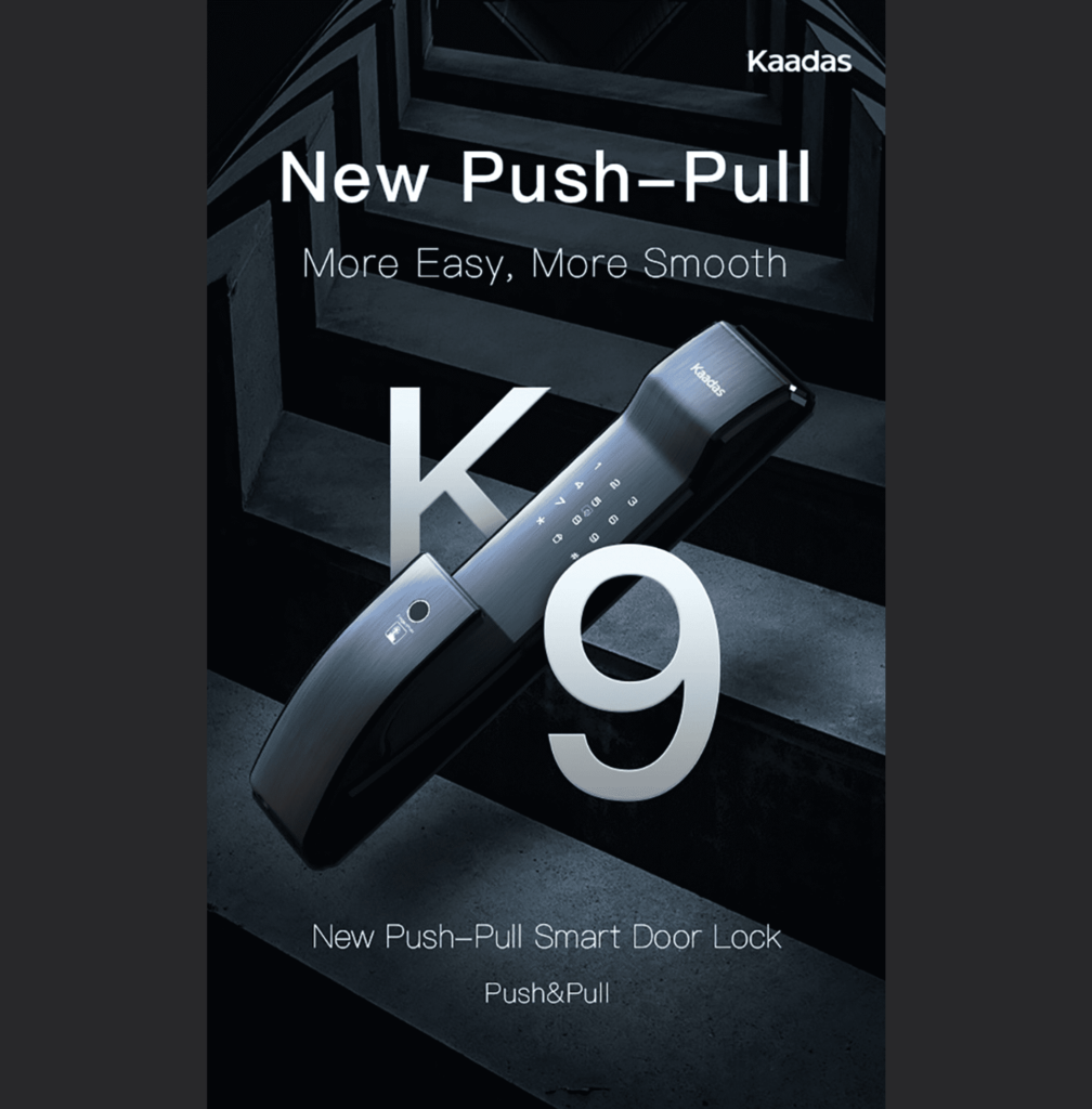 Fechadura Digital Inteligente e Push-Pull KAADAS K9-5 - Yamamotto